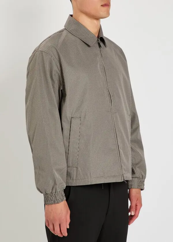 LES DEUX Checked Woven Jacket