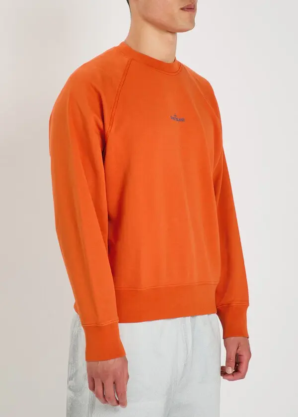 Stone Island Printed Cotton Sweatshirt