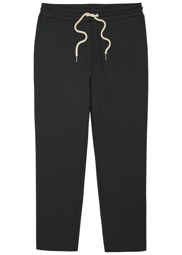 Moncler Logo-appliquéd Jersey Sweatpants - Dark Blue