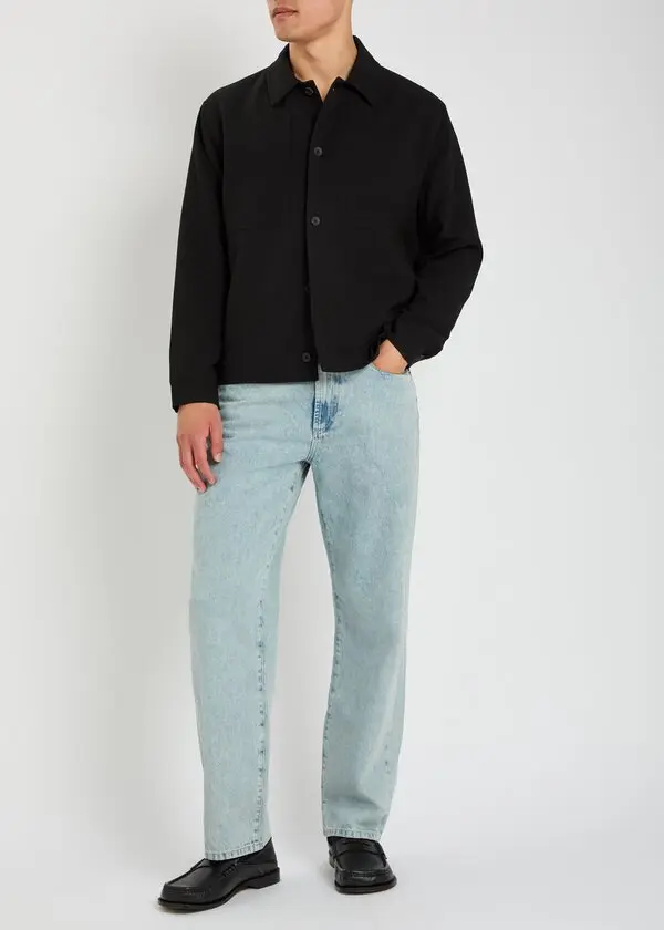 MKI MIYUKI ZOKU Straight-leg Jeans In Bleach Wash