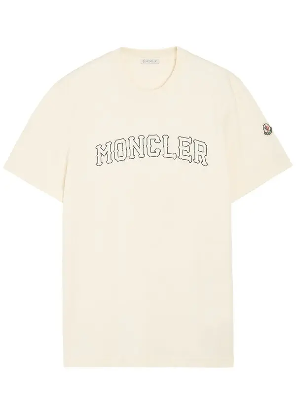 Moncler Logo-print Cotton T-shirt - Multicoloured 1