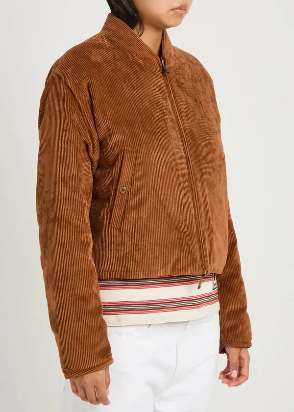 Moncler Blageon Reversible Padded Corduroy Jacket