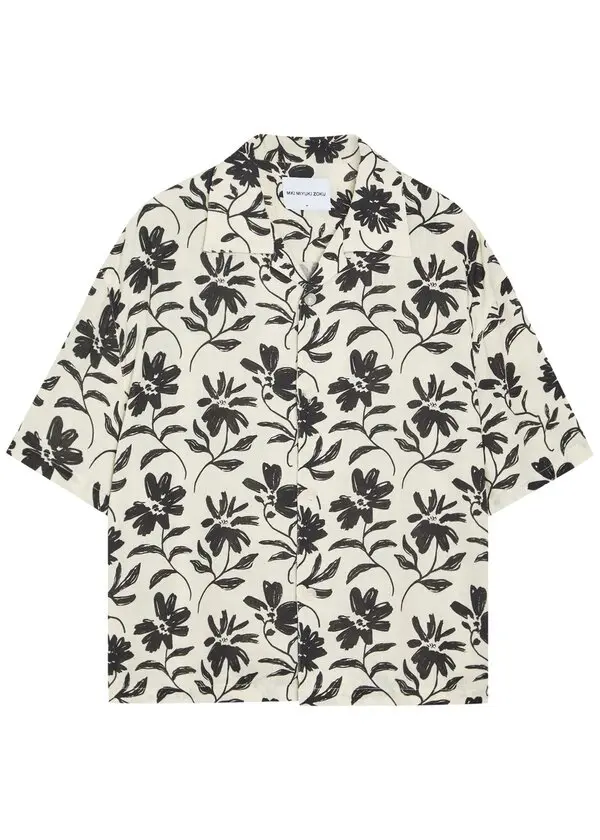 MKI MIYUKI ZOKU Floral Rayon And Linen-blend Shirt - Multi Floral