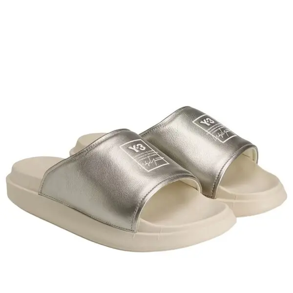 Adidas Y-3 Slide 'silver Metallic Alumina