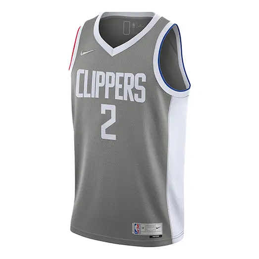Nike X Nba La Clippers Jersey "kawhi Leonard 2 - Grey
