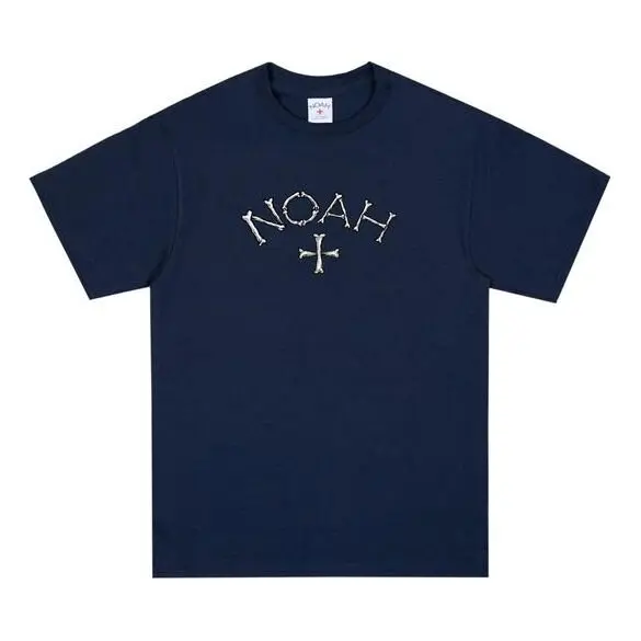 NOAH Bones Core Logo T-shirt - Navy