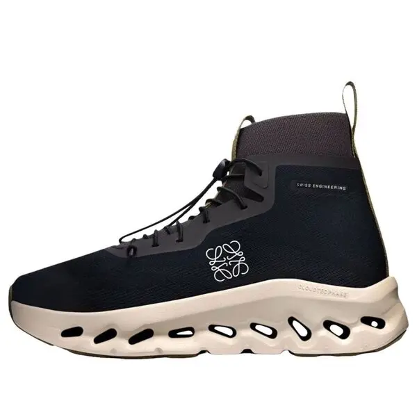 On X Loewe Cloudtilt Hi 'black Oatmeal Olive - Black/oatmeal/olive