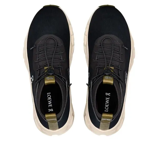 On X Loewe Cloudtilt Hi 'black Oatmeal Olive