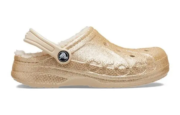 CROCS Baya Lined Glitter Clogs