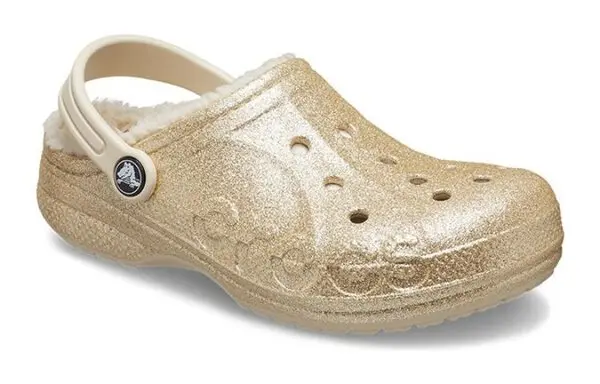 CROCS Baya Lined Glitter Clogs