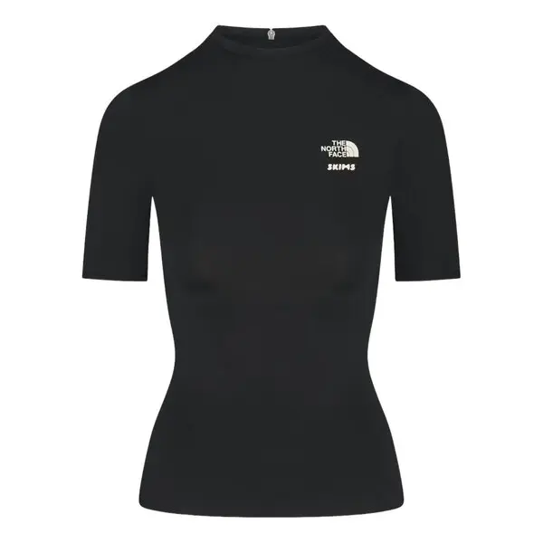 The North Face X Skims Fw25 Refina Short Sleeve Top - Onyx