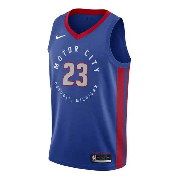 Nike X Nba Detroit Pistons City Edition Jersey Blake Griffin 23 - Blue/red