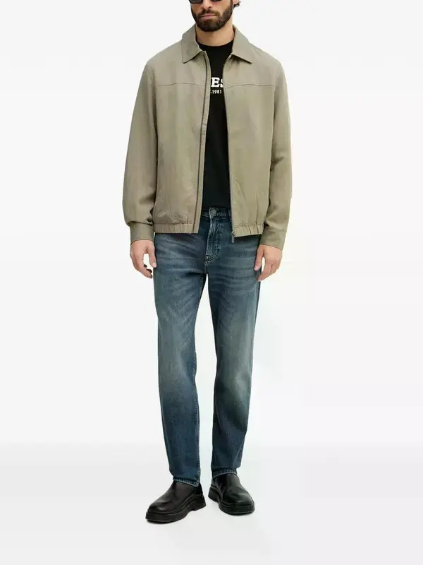 Guess Zip-up Collared Jacket