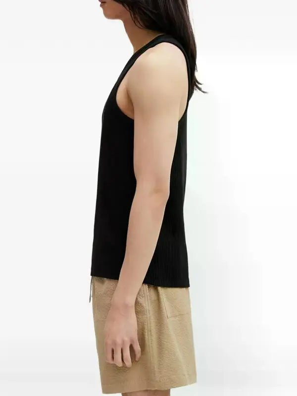 Filling Pieces Logo Embroidered Ribbed Vest
