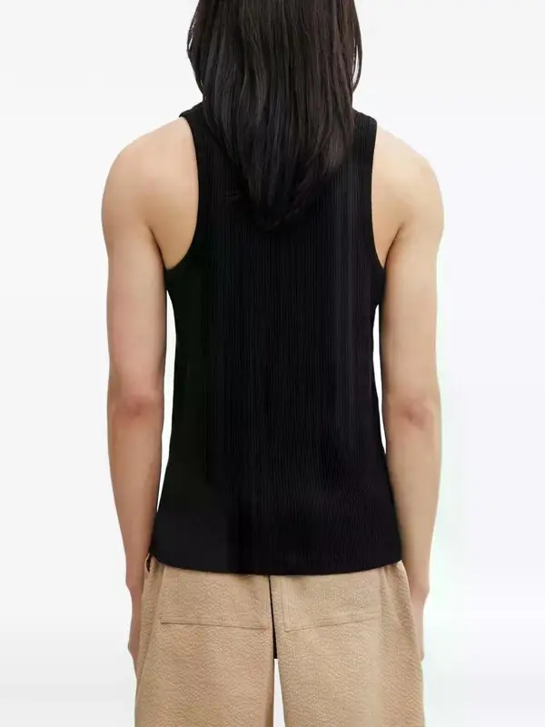 Filling Pieces Logo Embroidered Ribbed Vest