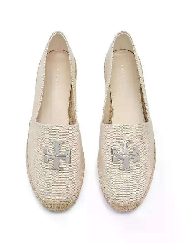 Tory Burch Eleanor Logo-plaque Espadrilles - Neutrals