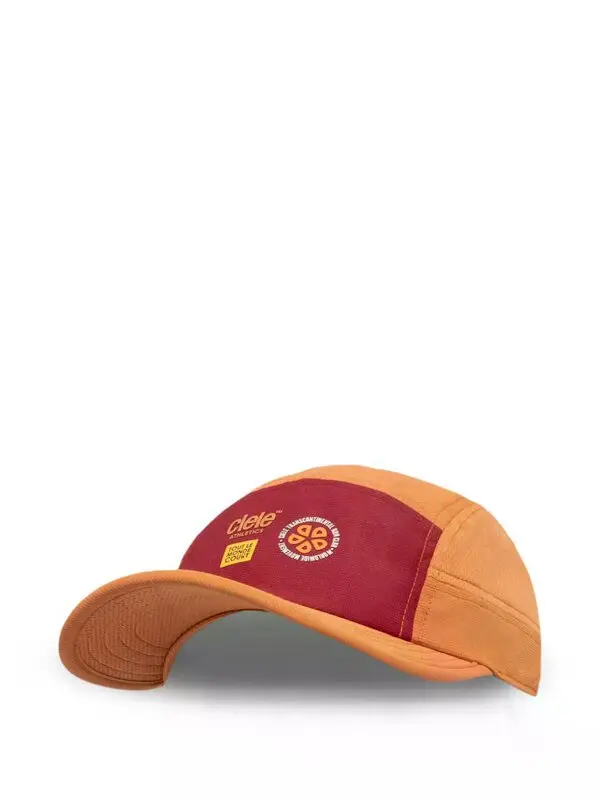 CIELE Gocap Sc Logo-print Panelled Cap - Orange