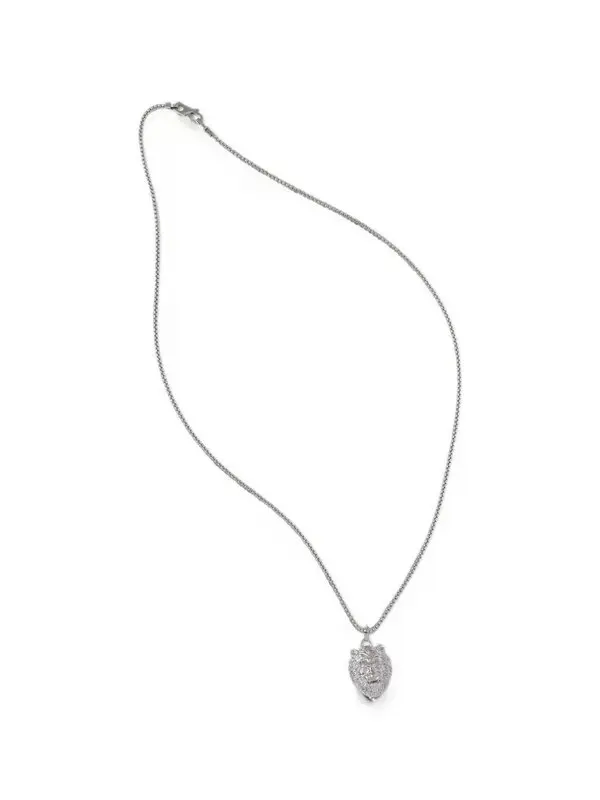 Guess Lion Head Box Chain Necklace