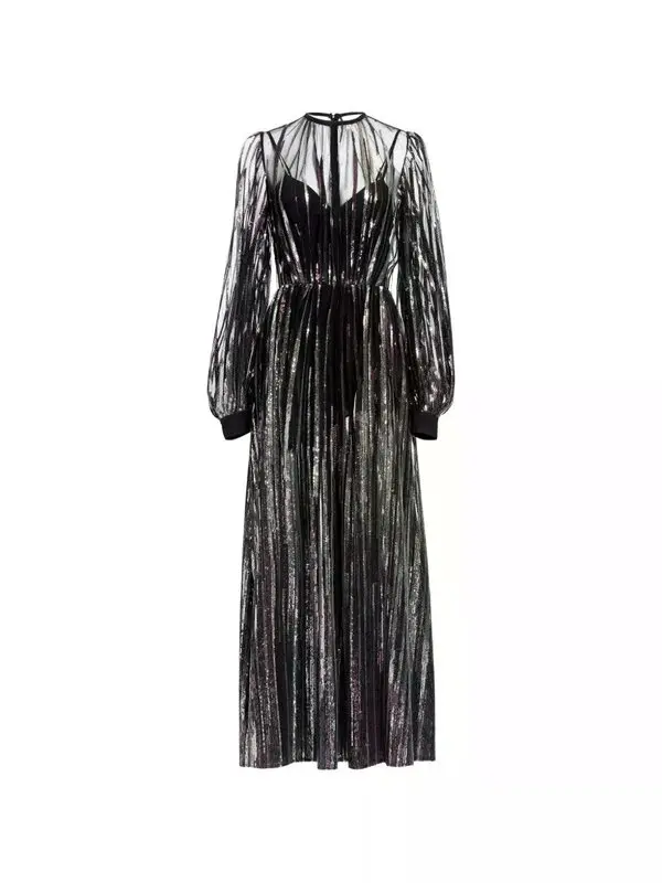 Elie Saab Sequin-embroidered Tulle Maxi Dress