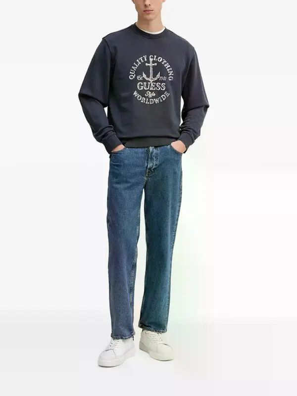 Guess Embroidered Crewneck Sweatshirt