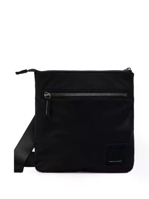 Armani Exchange Logo Patch Zip-fastening Belt Bag - Blue