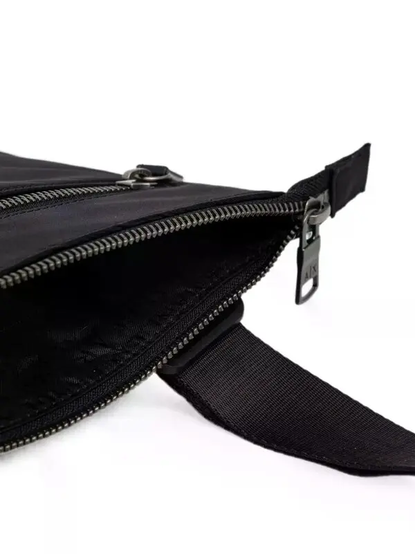 Armani Exchange Logo Patch Zip-fastening Belt Bag