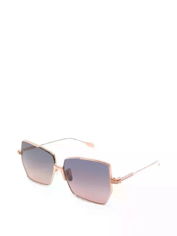 Dita Metamorphis Geometric-frame Sunglasses - Pink
