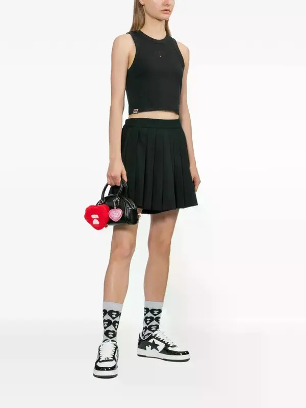 AAPE BY *A BATHING APE Apee™ A Bathing Ape® Embroidered Logo Ribbed Tank Top