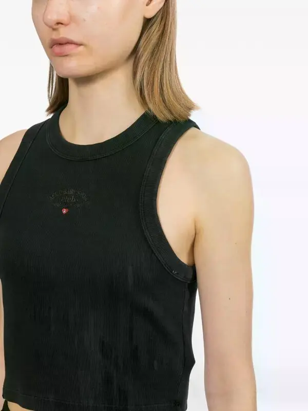 AAPE BY *A BATHING APE Apee™ A Bathing Ape® Embroidered Logo Ribbed Tank Top