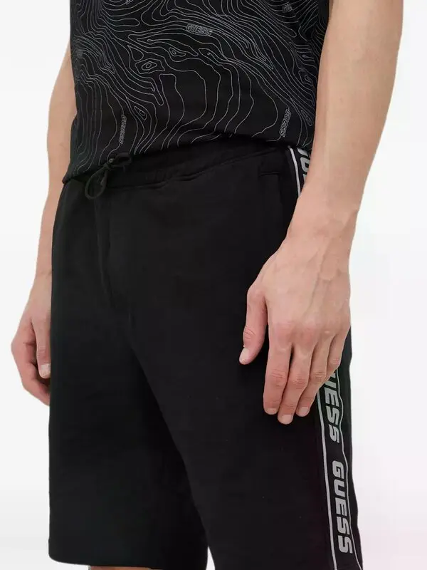 Guess Logo Tape Drawstring Shorts