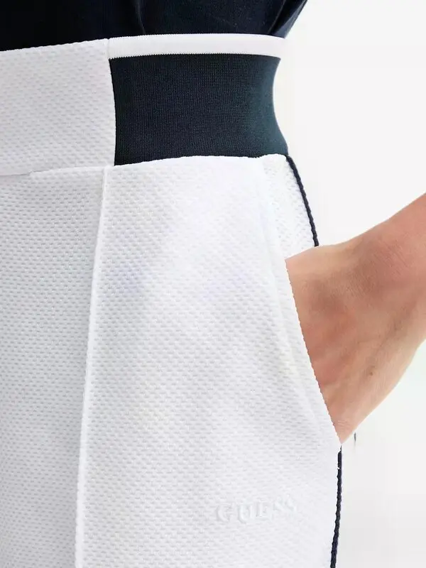 Guess Wide-leg Track Pants With Side Stripe Detail