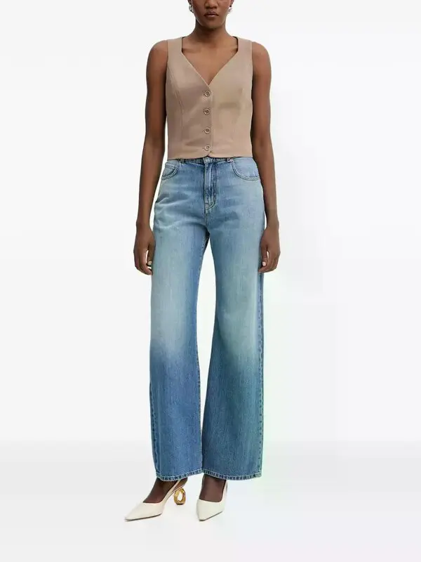 Guess Sleeveless Button-up Vest