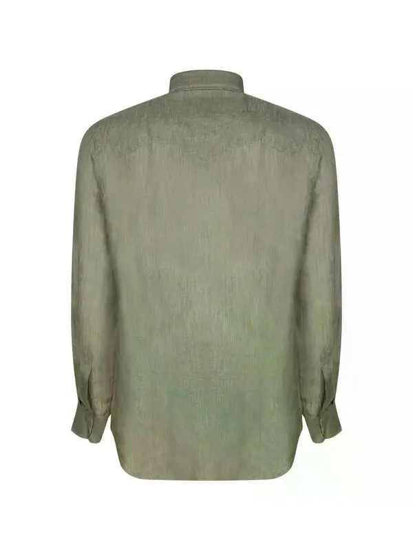 DELL'OGLIO Western-yoke Press-stud Shirt