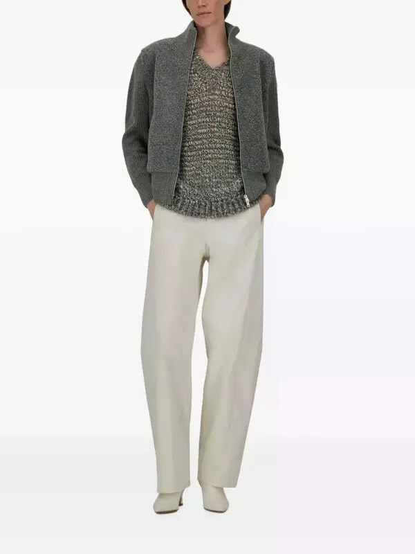 Herno Ribbed-knit Cardigan