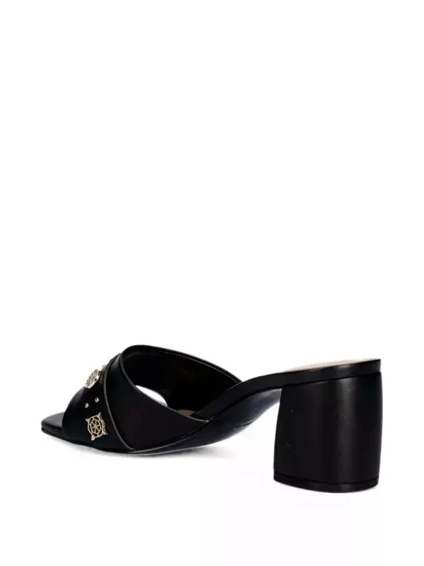 Guess Logo-embellished Block-heel Mules