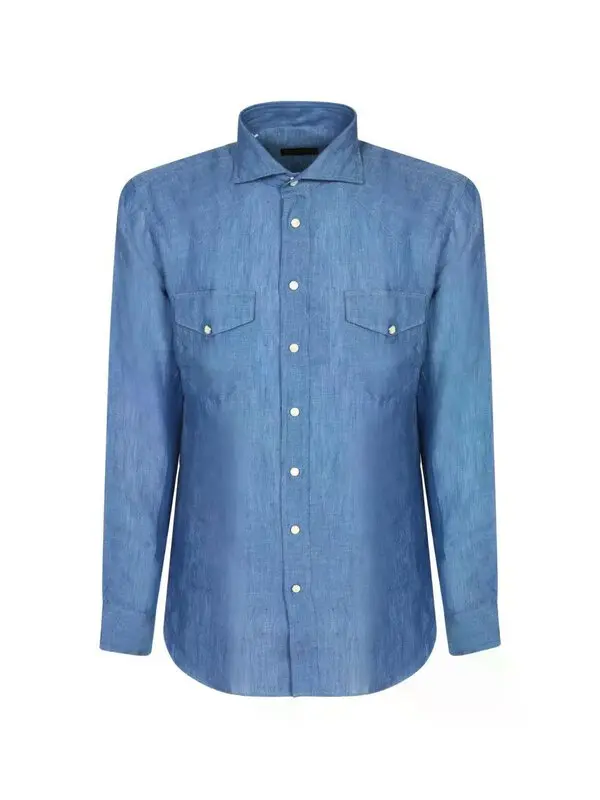 DELL'OGLIO Western-style Button-down Shirt
