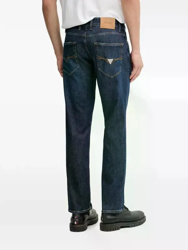 Guess Logo Patch Slim-fit Jeans