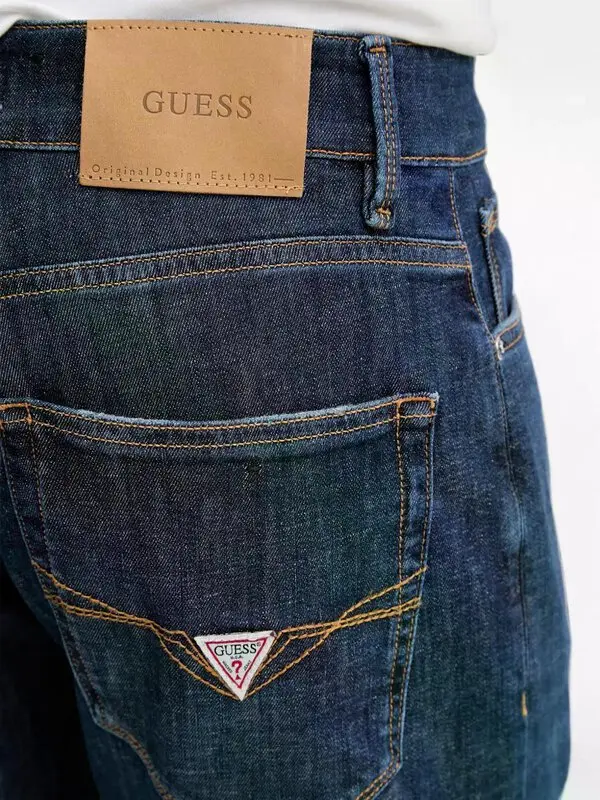 Guess Logo Patch Slim-fit Jeans