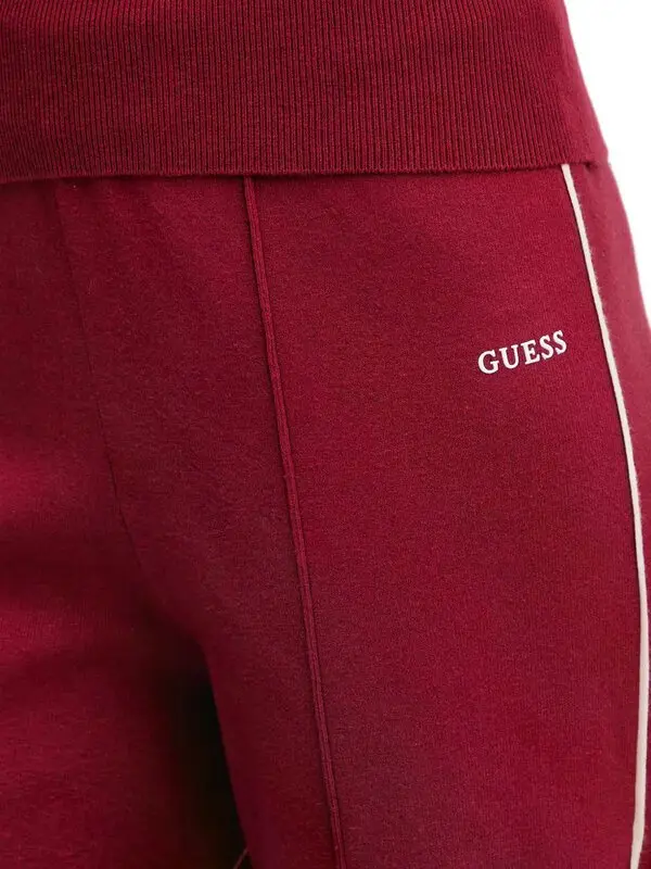 Guess Laurene Side-stripe Logo-embroidered Track Pants