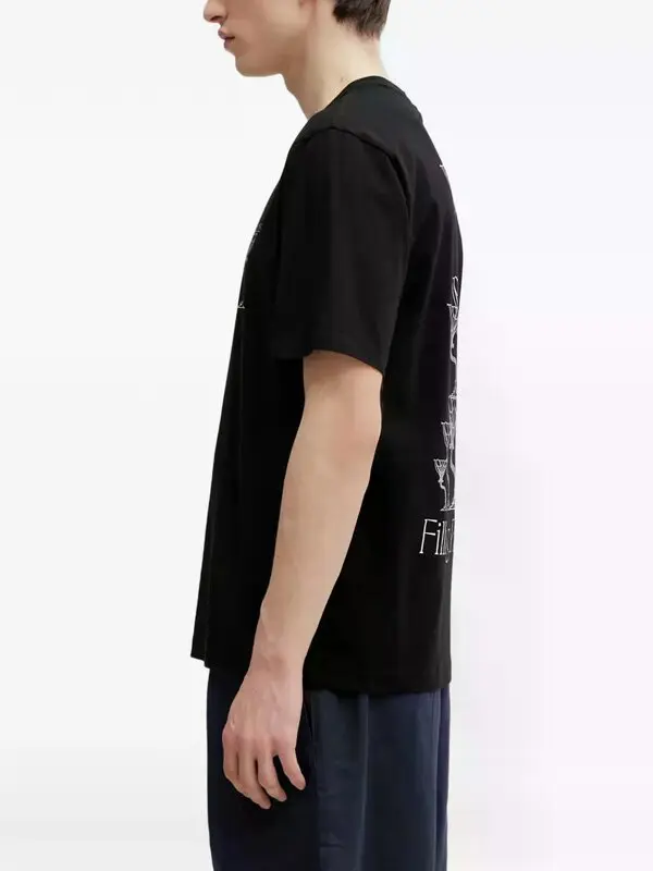 Filling Pieces Champagne Logo-print Short-sleeve T-shirt