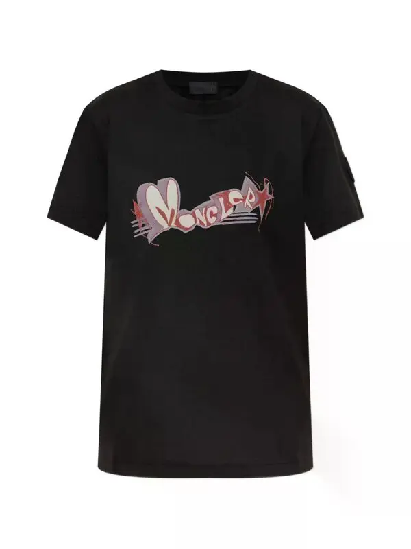 Moncler Logo Print Short Sleeve T-shirt