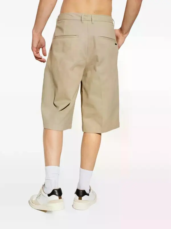ALLSAINTS Castro Pleated Shorts - Neutrals