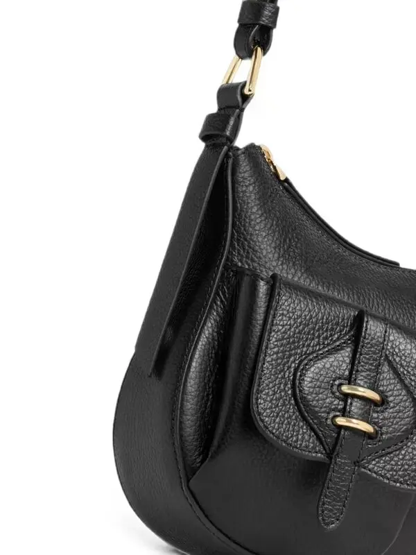 COCCINELLE Small Mavery Pocket Shoulder Bag - Black