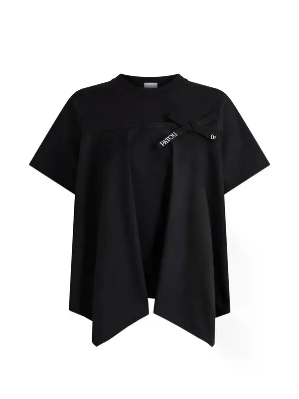 PATOU Draped Bow Detail T-shirt