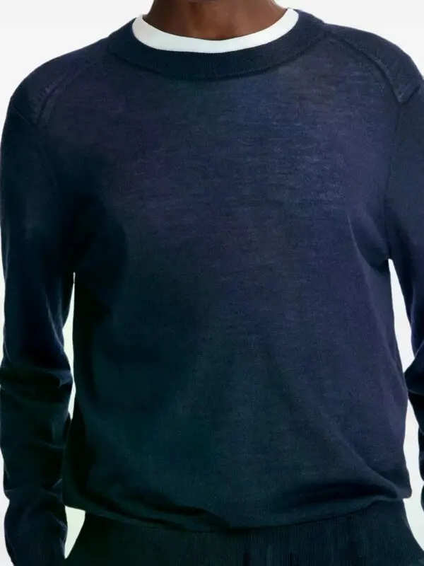 Loulou De Saison Fine Knit Cashmere Crew Neck Sweater