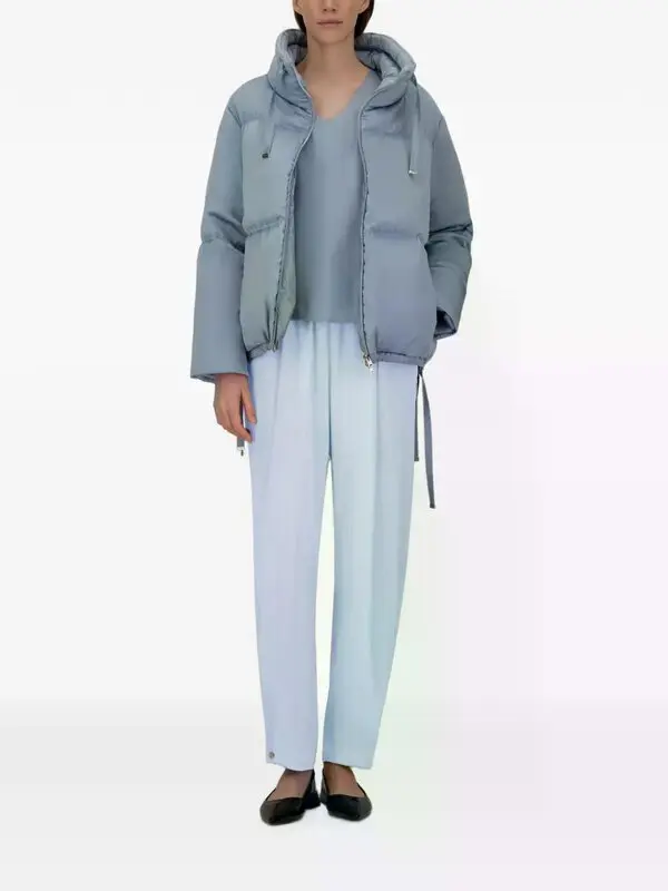 Herno Satin Finish Straight Trousers