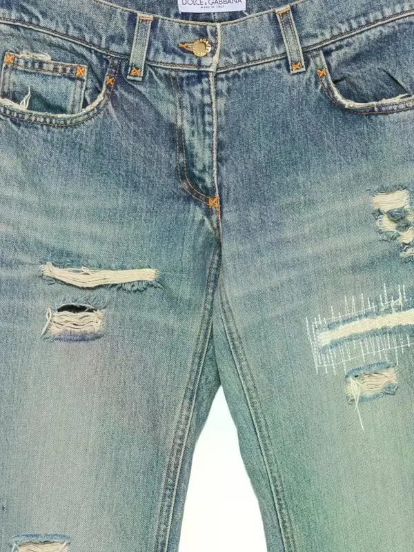 Dolce & Gabbana 2000s Distressed Jeans