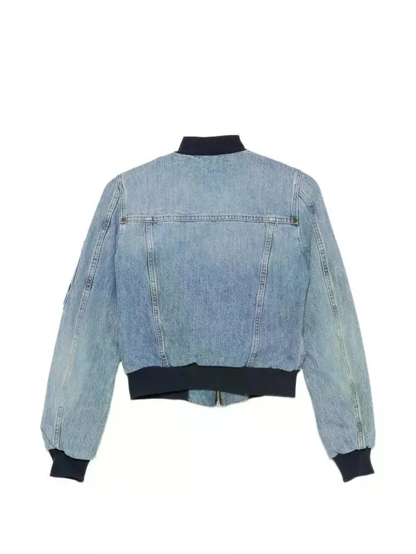 Dolce & Gabbana 2000s Denim Bomber Jacket