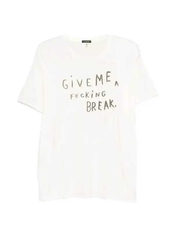 R13 Lettering-print T-shirt
