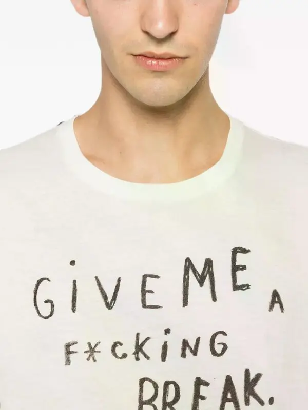 R13 Lettering-print T-shirt